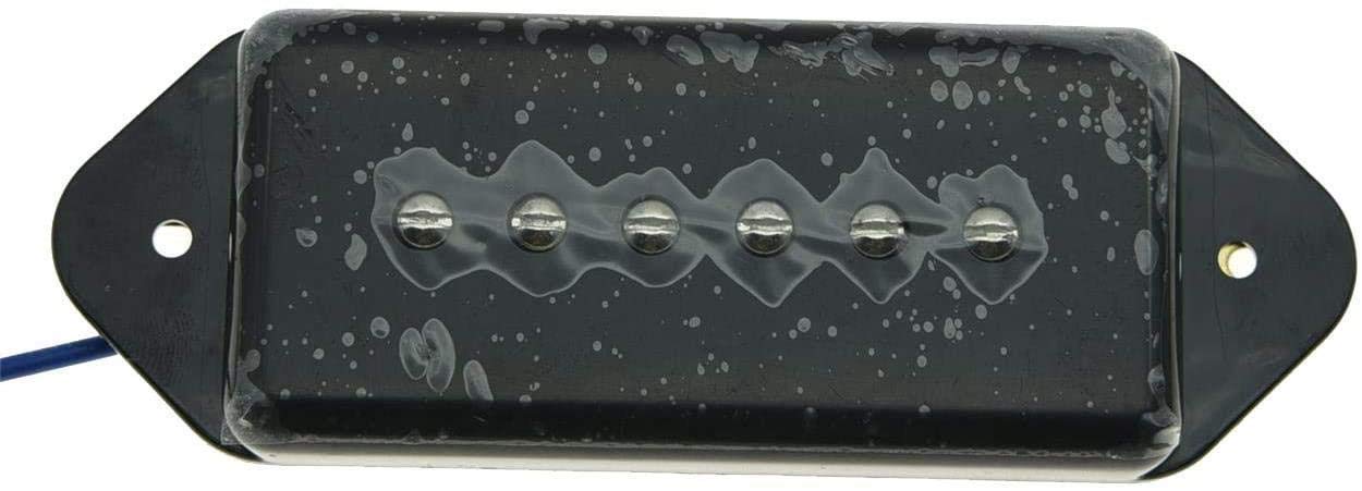 KAISH Black P90 High Power Sound Dogear Type BRIDGE Pickup Soapbar Guitar Pickups