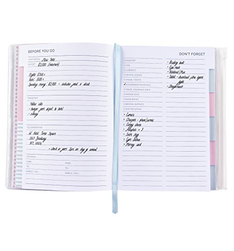 Busy B Travel Planner with Space for 12 Trips