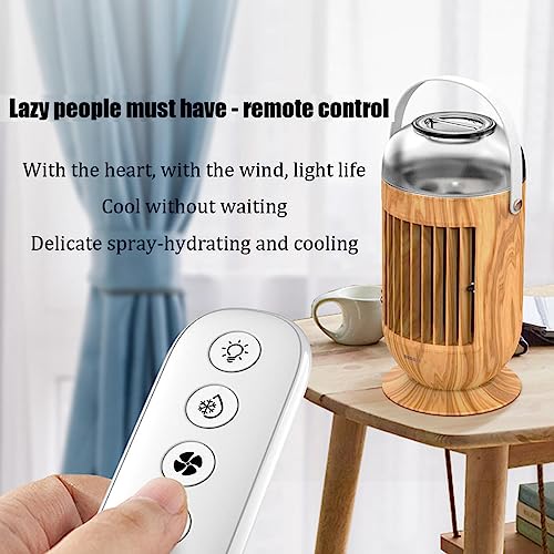 KALWEL,Portable Air Conditioners,Fans That Blow Cold Air,Mini Air Conditioner,Air Conditioner Portable for Room-3 Adjustable Speeds,USB,Support Remote Control,400ml,12V-for Bedroom,Office,RV,Camping
