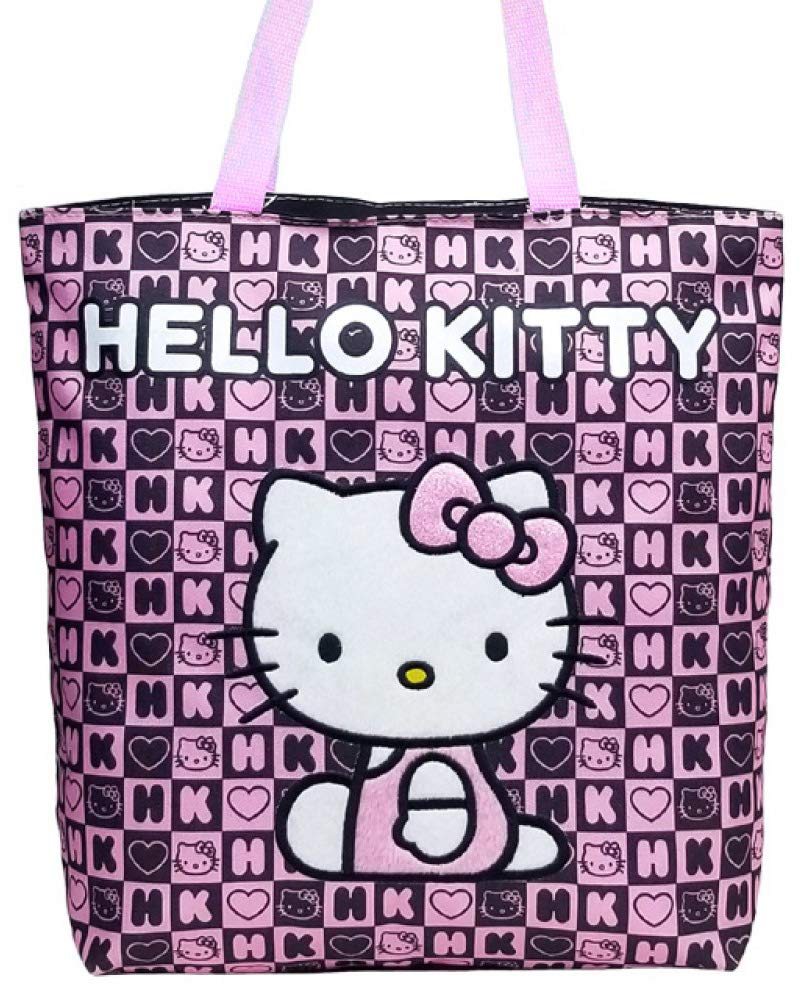 Hello Kitty Dice Black Tote Bag