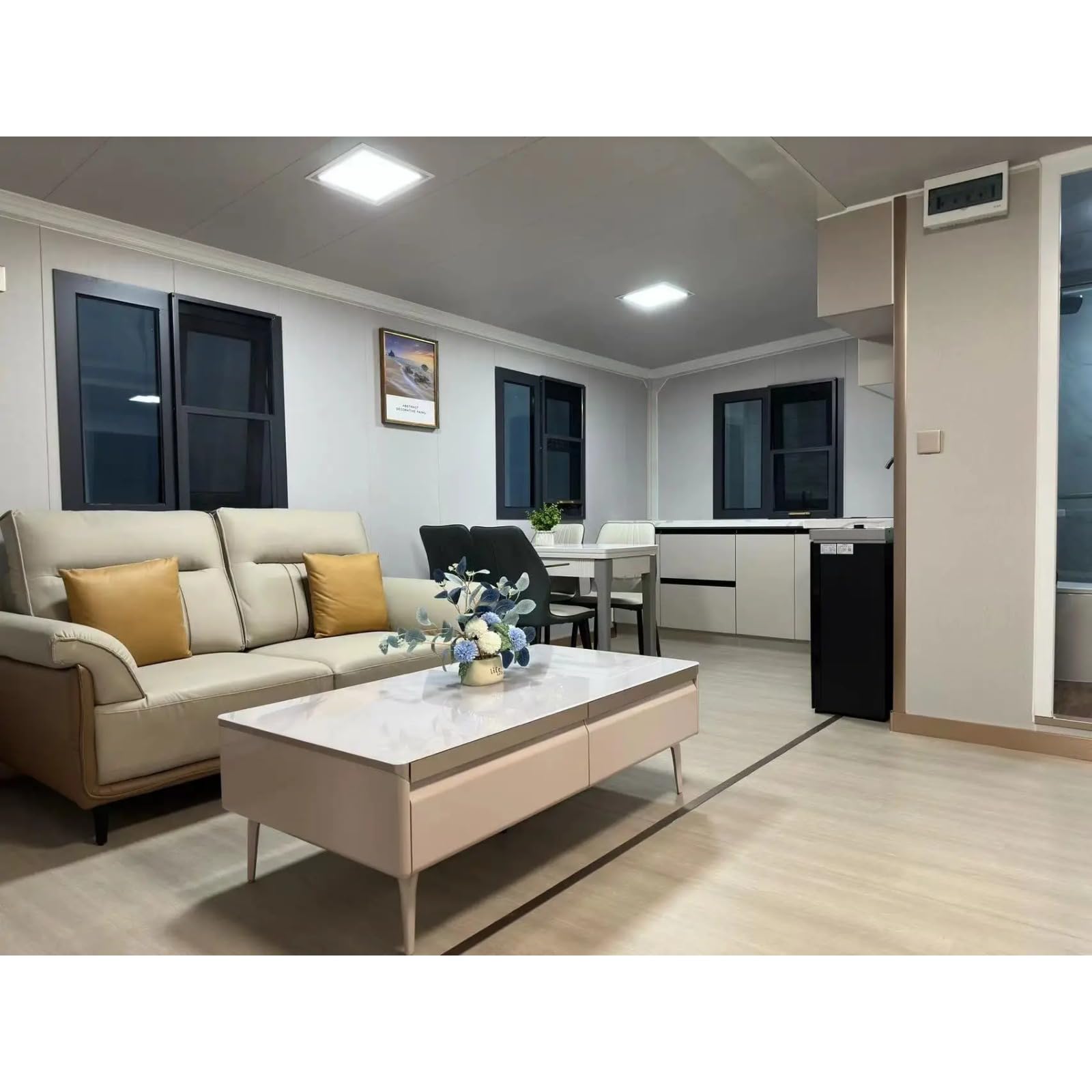 Container House Prefabricated 2 Bedroom 1 Bath Room 1 Kitchen Container House