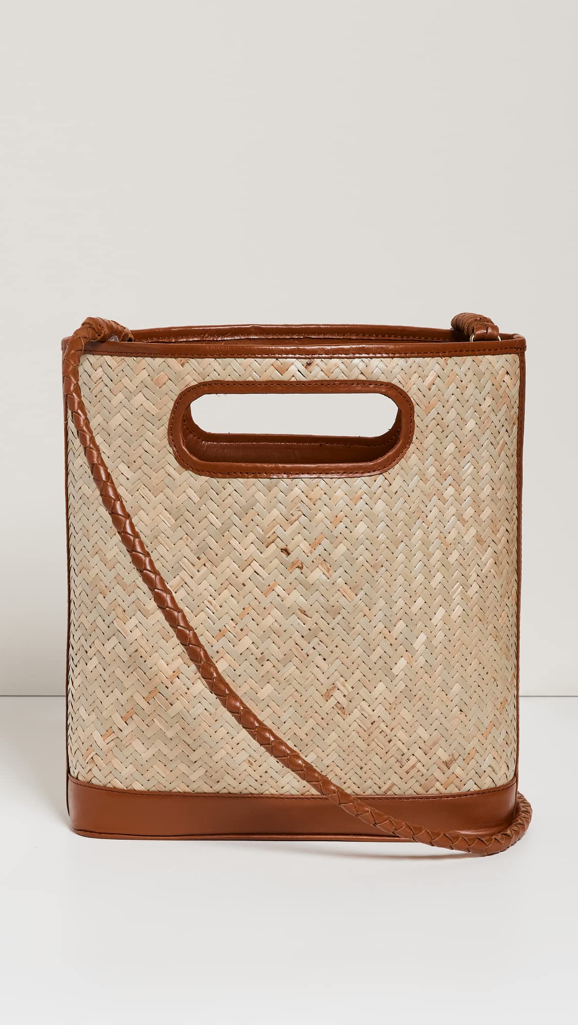 Bembien Women's Nell Rattan Bag, Rattan/Sienna, Tan, One Size