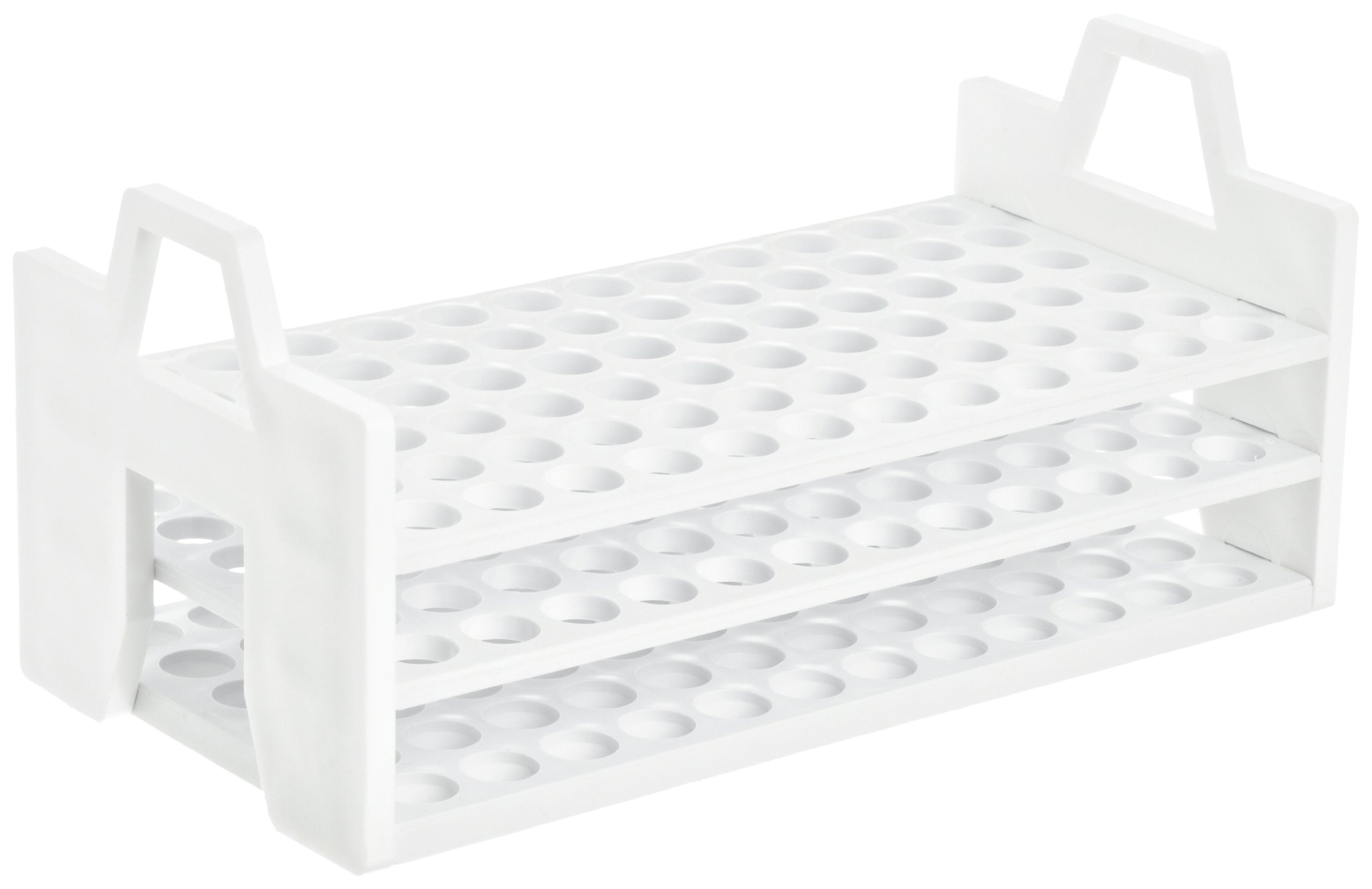 SP Bel-Art Stack Rack Test Tube Rack; For 10-13mm Tubes, 72 Places, Polypropylene (F18860-1013)