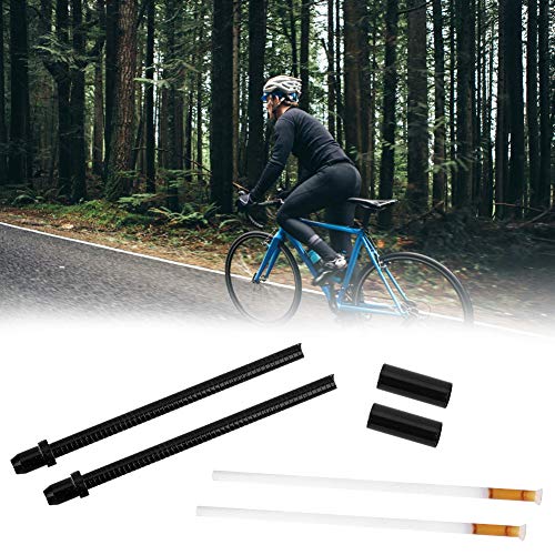 Cable Guide, Soft Stainless Steel Folding Bike Brake Pipe Reusable for Road Bike(black)