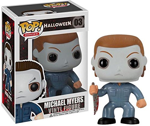 POP Halloween - Michael Myers Funko Vinyl Figure (Bundled with Compatible Box Protector Case), Multicolored, 3.75 inches