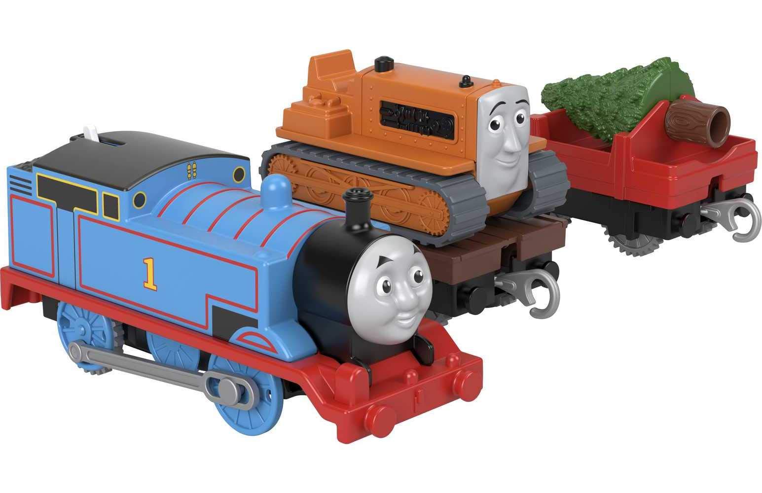 Thomas & Friends Thomas & Terence, Battery-Powered Motorized Toy Train for Preschool Kids Ages 3 Years and up