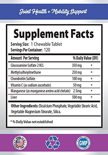 Hip and Joint Support for Cats - Hip and Joint - for Cats - Health and Care - CHEWABLE - cat Liver Supplement - 2 Bottle (240 Chews)