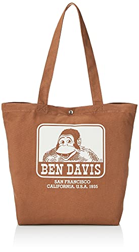 Ben Davis Classic Tote_Brown Tote Bag, Brown