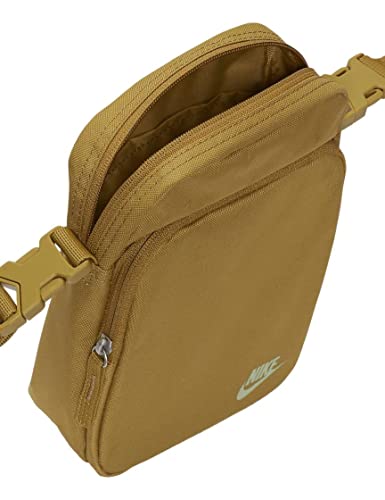 Nike Unisex Heritage Small Items Tote Bag 2.0 (Golden Moss/Golden Moss/Honeydew) (DB0456-382)