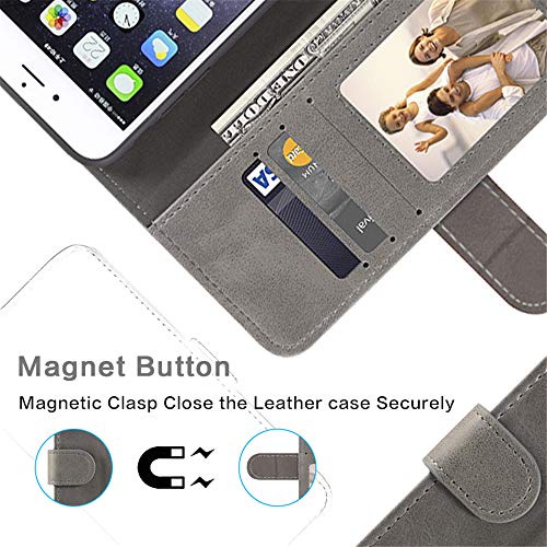 for Infinix Smart 5 Pro Case, Leather Wallet Case with Cash & Card Slots Soft TPU Back Cover Magnet Flip Case for Infinix Smart 5 Pro (6.52β)