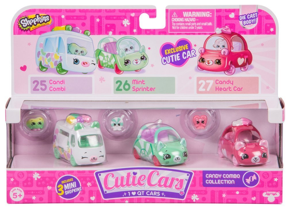 License 2 Play - Cutie Car Shopkins S1 3PK, Candy Combo