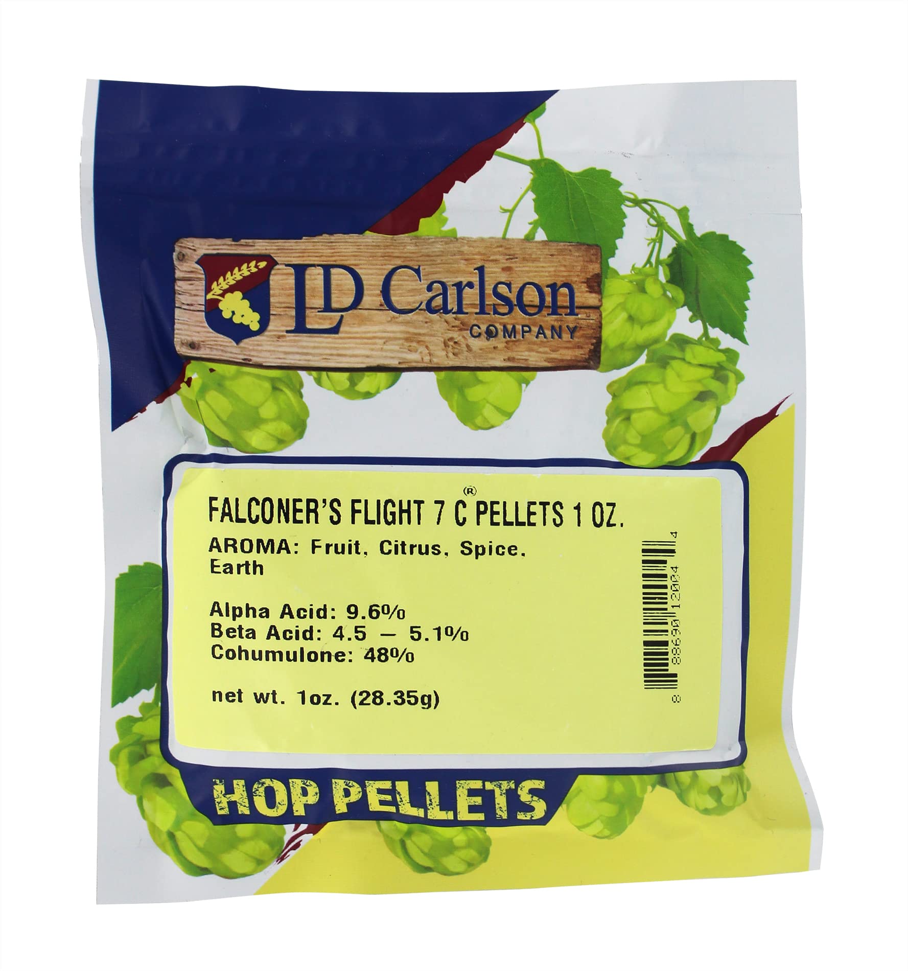Home Brew Ohio Falconer's Flight 7 C's Pellet Hops 1 oz.