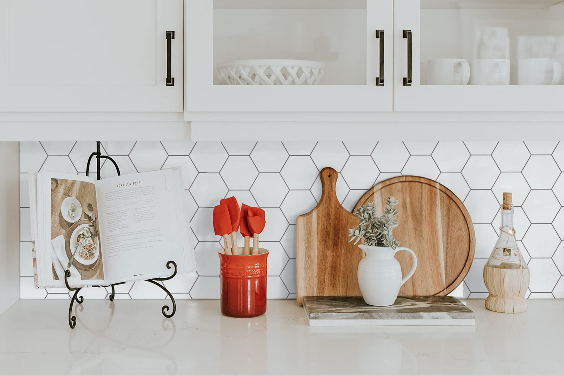 Fiula White Hexagon Wallpaper Peel and Stick Wallpaper Grey and White Wallpaper Removable Wallpaper White Trellis Wallpaper Vinyl Wallpaper 17.3βΓ78.7β