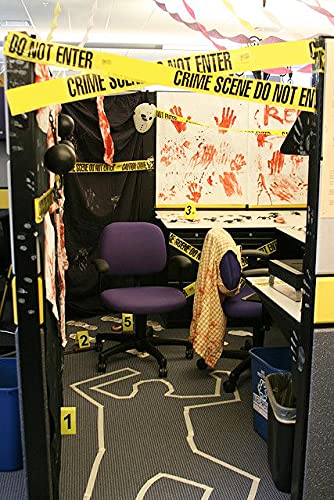 Crime Scene Do Not Cross Barricade Tape 3 X 100 • Bright Yellow with a Bold Black Print • 3 in. Wide for Maximum Readability • Tear Resistant