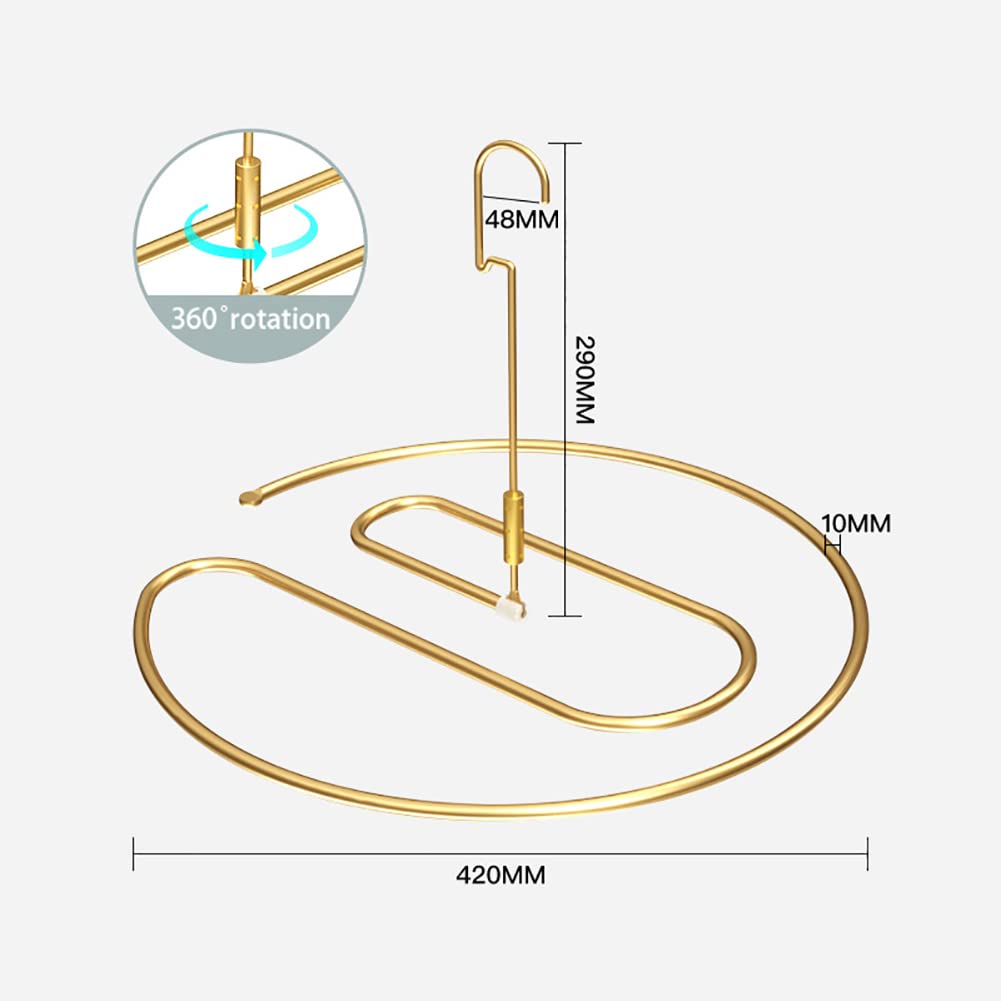 DEPILA Spiral Sheet Hanger Space Saving Hangers for Sheets Bedspreads Coverlets Mattresses Tablecloths Sofa Covers Blankets Shawls Scarfs Capes A3 Coat Hanger
