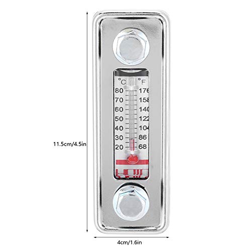 Deosdum Oil Liquid Level Gauge Meter Transparent Intuitive Display Good Sealing Accurate Measurement (LS-3)