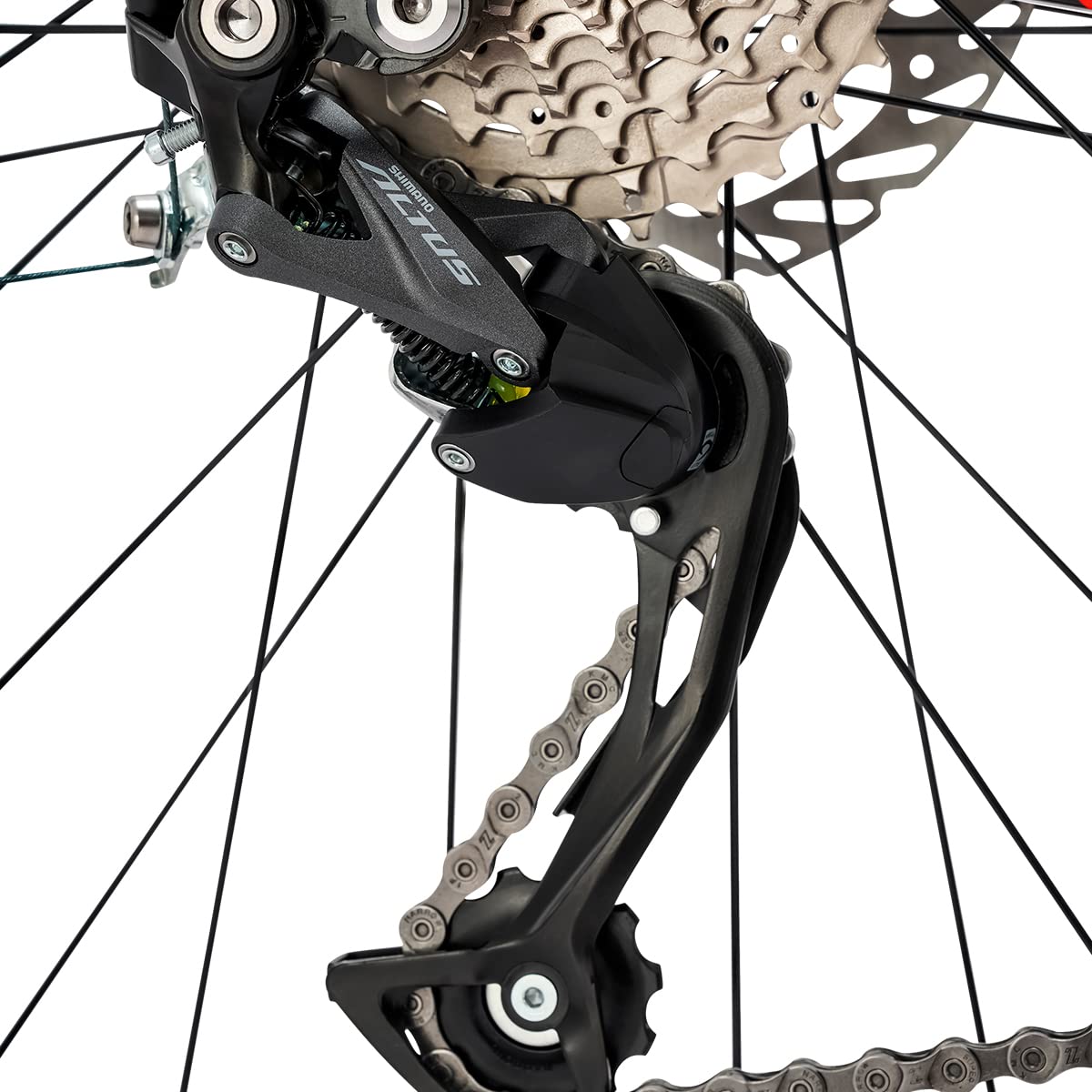 Benelli Bike 29'' Carbon Mountain 18 Speed, Brake Disc, Light-Weight Hardtail Frame (Large, Yellow Black) M22 4.0 ADV 29 CARB