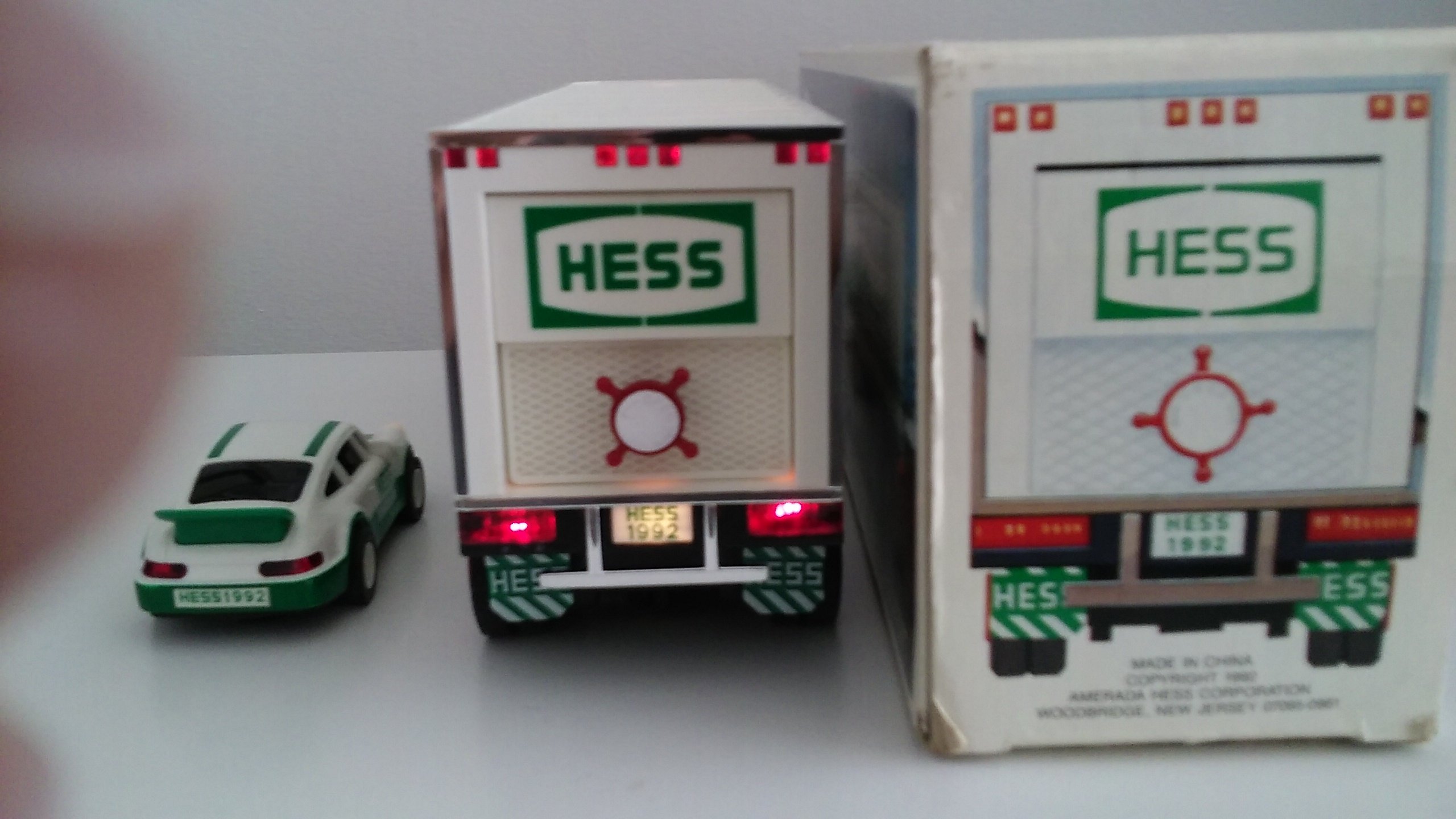 Hess Truck-18 Wheeler and Racer-1992 [Toys & Games] Holiday Gifts