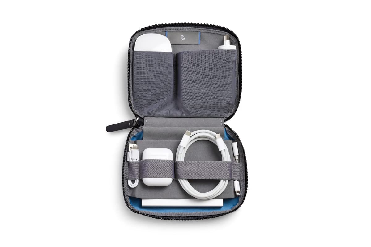 Bellroy Tech Kit Compact (Tech Accessories Organizer, Zipper Pouch) - Limestone