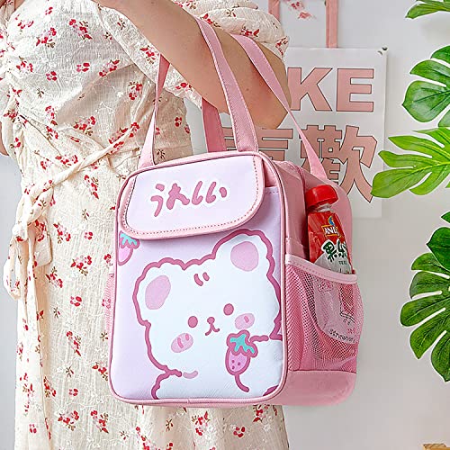 ๐๐ฎ๐๐ฎ๐ถ๐ถ ๐๐๐ป๐ฐ๐ต ๐๐ฎ๐ด for Girls Cute Lunch Box Bag Insulated Bag Reusable Tote Bag for Hot or Cold Work, Picnic, Travel