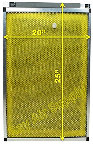 RAYAIR SUPPLY 20x25 Air Ranger Replacement Filter Pads 20X25 (3 Pack) Yellow