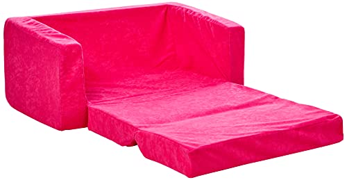 Fun Furnishings 55204 Furnishings Toddler Flip Sofa, Hot Pink