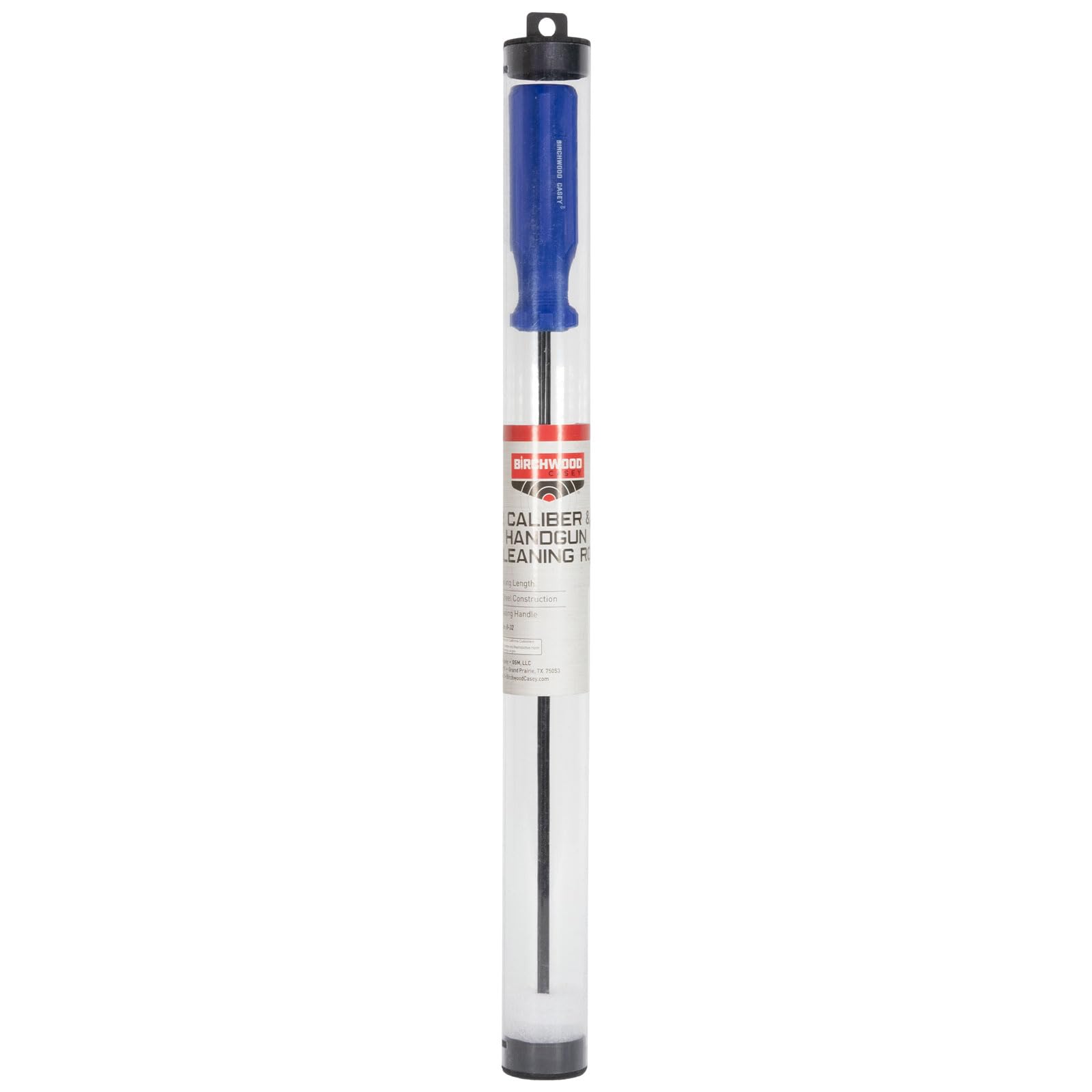 BIRCHWOOD CASEY Durable Versatile Gun Maintenance Cleaning Coated Synthetic Steel One Piece Rod | 12" - for .22 Caliber and Up