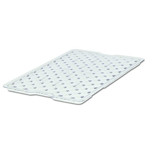 Rubbermaid Commercial Products Food Storage Box Drain Tray for 8.5, 12.5, 16.5 and 21.5 Gallon Sizes, Clear (FG331800CLR)
