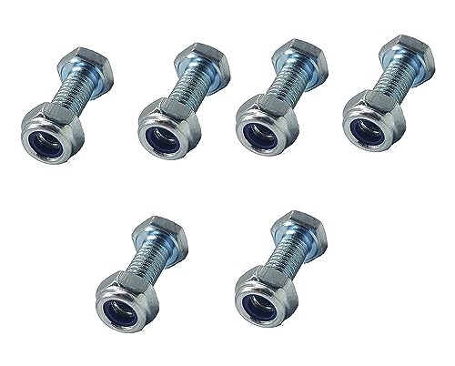 CoKoou Replacement Snow Blowers Auger Shear pin Bolts and Nuts for Honda HS1132 HS624 HS828 HS928 HS724 HSS Series 724 928 1332 (Set of 6)