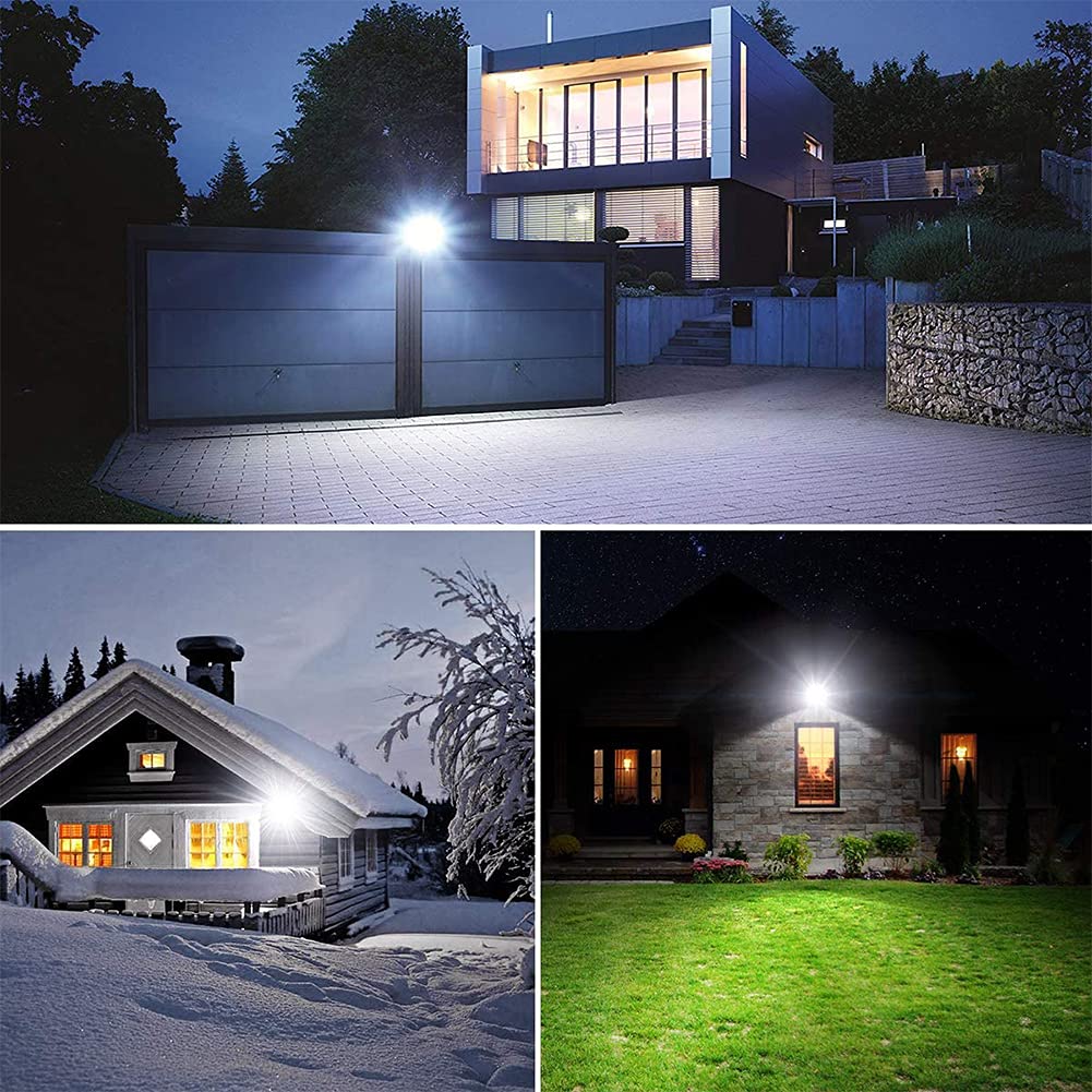 OSTEK 150W LED Flood Light, 21000LM Outdoor Commercial Lighting IP65 Waterproof,450W HPS Equivalent, Daylight 5000K, Security Floodlight for Home, Backyard, Patio, Garden ETL DLC (150)