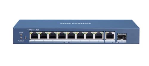 Hikvision DS-3E0510P-E 8-Port Unmanaged Gigabit PoE Switch