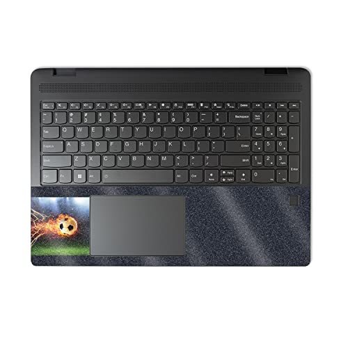 MightySkins Glossy Glitter Skin Compatible with Lenovo IdeaPad Flex 5 16" (2022) Full Wrap Kit - Flaming Soccer Ball | Protective, Durable High-Gloss Glitter Finish | Easy to Apply | Made in The USA