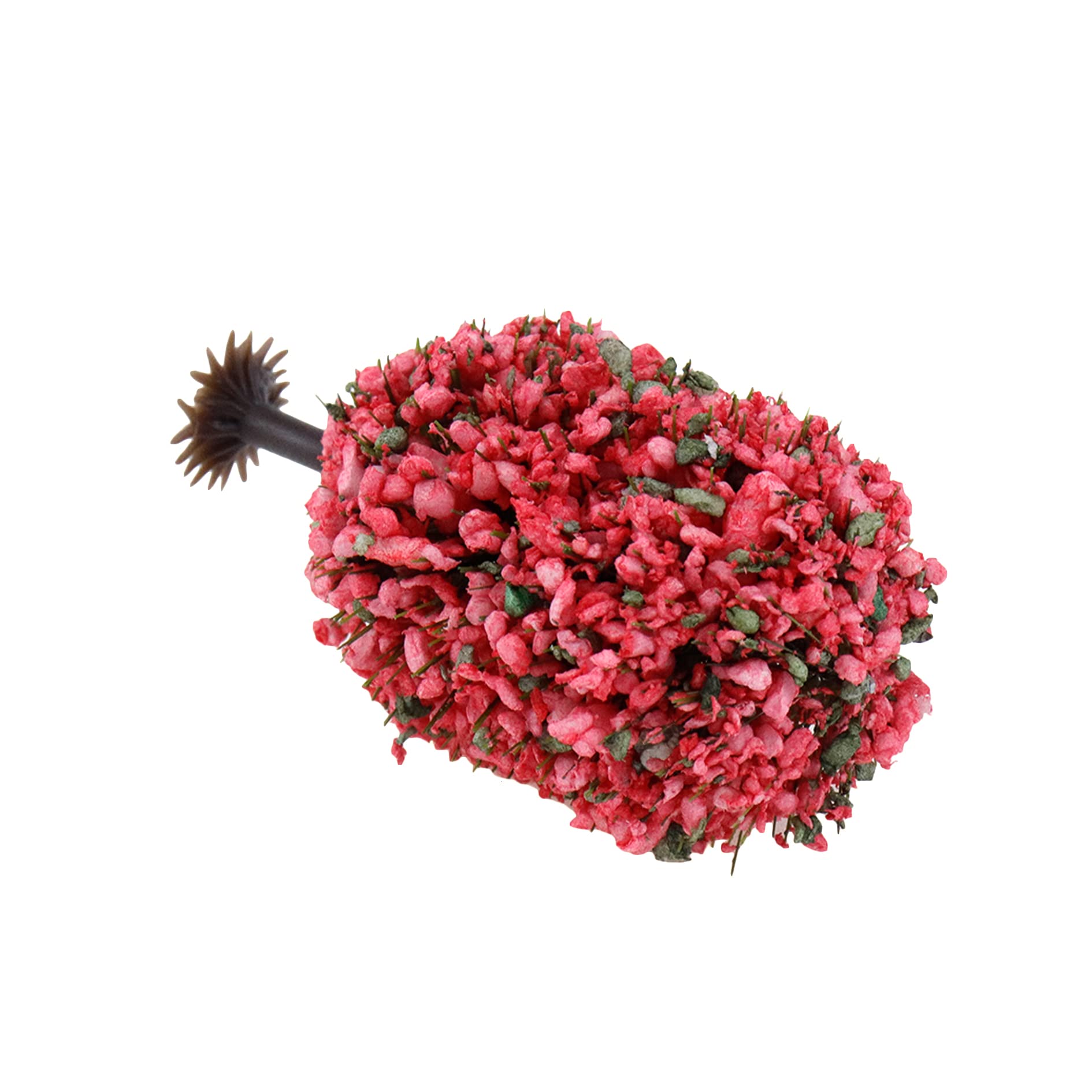 Bitray Model Miniature Trees Plants 2.4-inch Height Pink Model Tree Spring Scenery Plastic Trees for DIY Crafts Building Model -8pcs