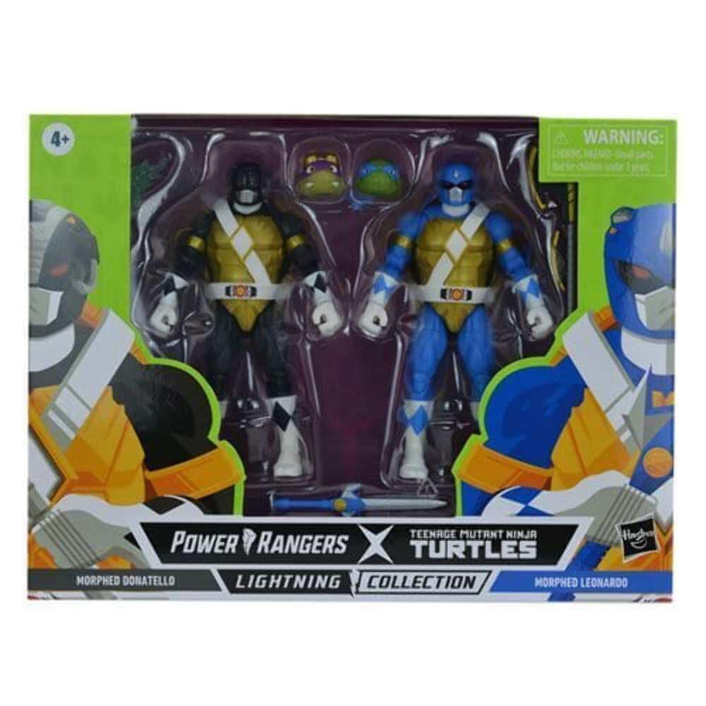Power Rangers X TMNT Foot Soldier and Red Ranger Figures
