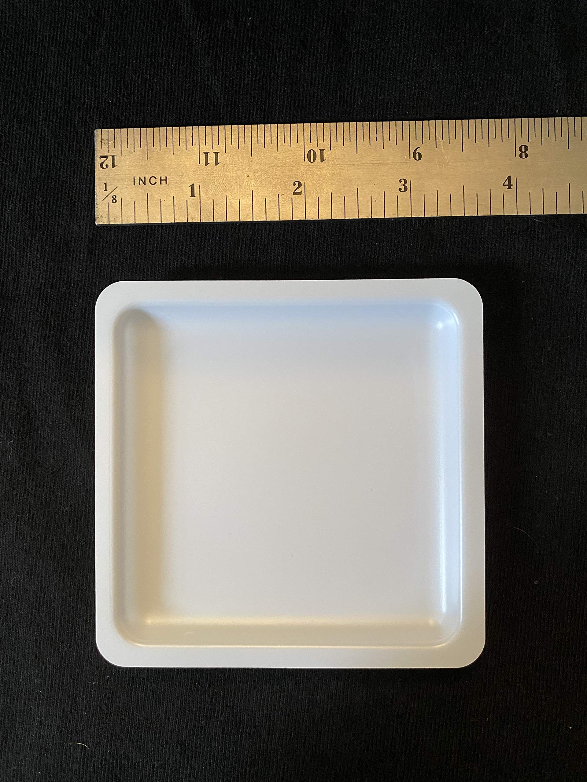Square Weighing Boats, W-X90-WH-250, 90mm, White, Pack of 250