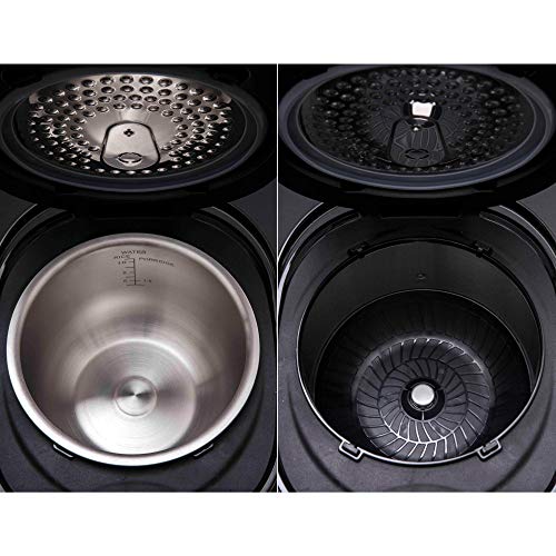 Buffalo Titanium Grey IH SMART COOKER, Rice Cooker and Warmer, 1.5L, 8 cups of rice, Non-Coating inner pot, Efficient, Multiple function, Induction Heating (8 cups)