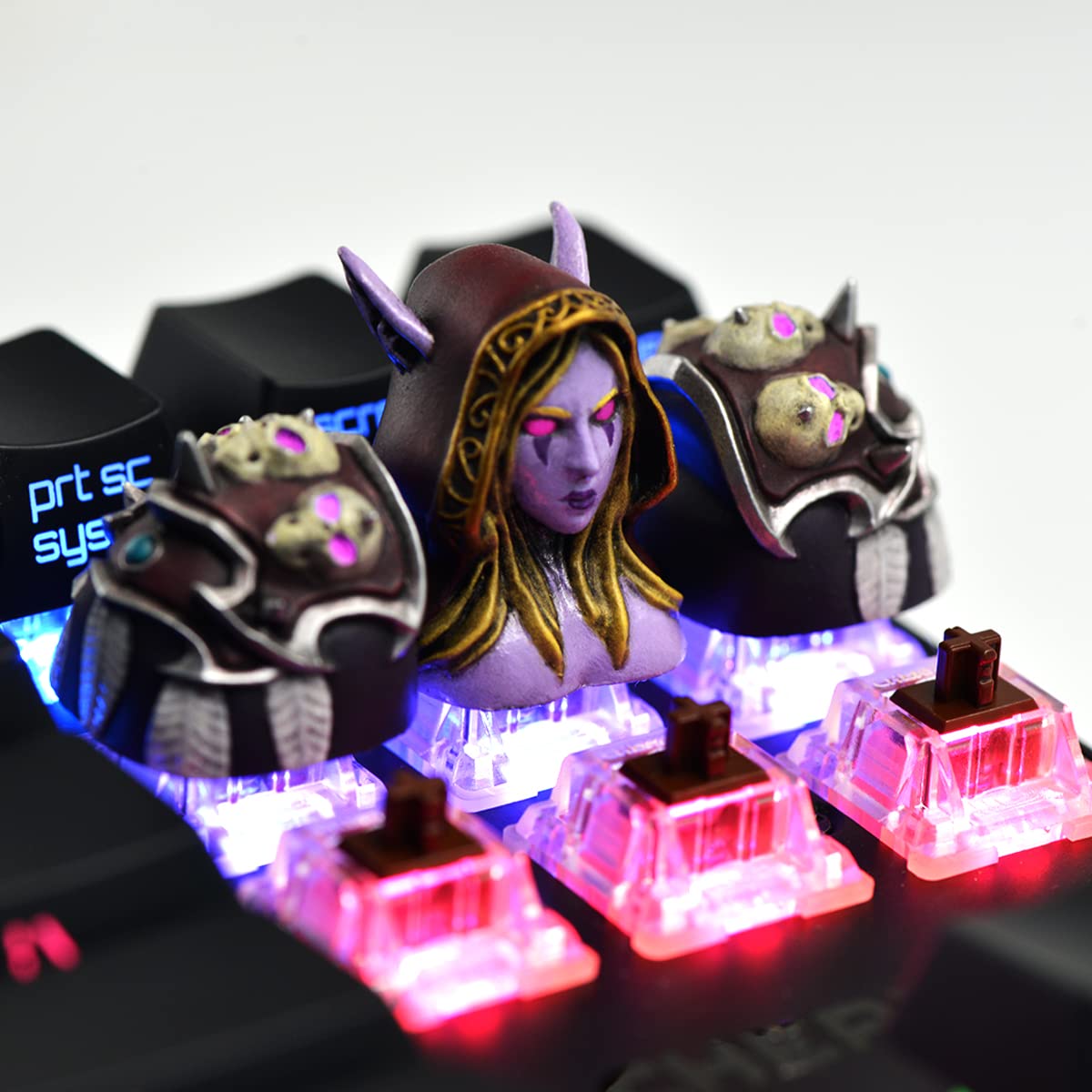 WW keycap Prince hat keycaps Metal Base Transparent Design Cheery MX Gaming Keycaps Little Prince X Zomo