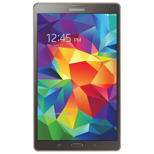 Samsung Galaxy Tab S 8.4" Tablet (Titanium Bronze SM-T700NTSEXAR 32GB SSD)