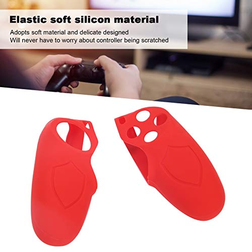 Protection Cover Antiskid 1 Pair Split for PS4(red)