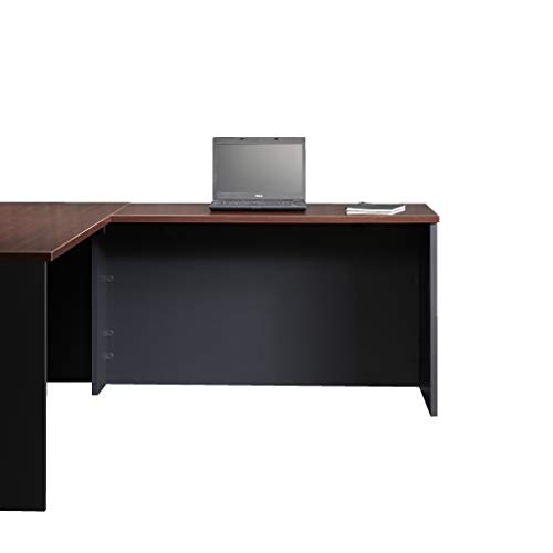 Sauder Via Collection Desk Return, Classic Cherry finish
