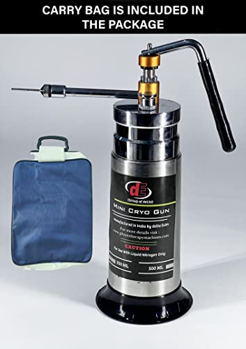 Mini Cryo Gun Liquid Nitrogen Spray Can for Dermatology, New Cryo 350 ML Capacity by Group Of Delta
