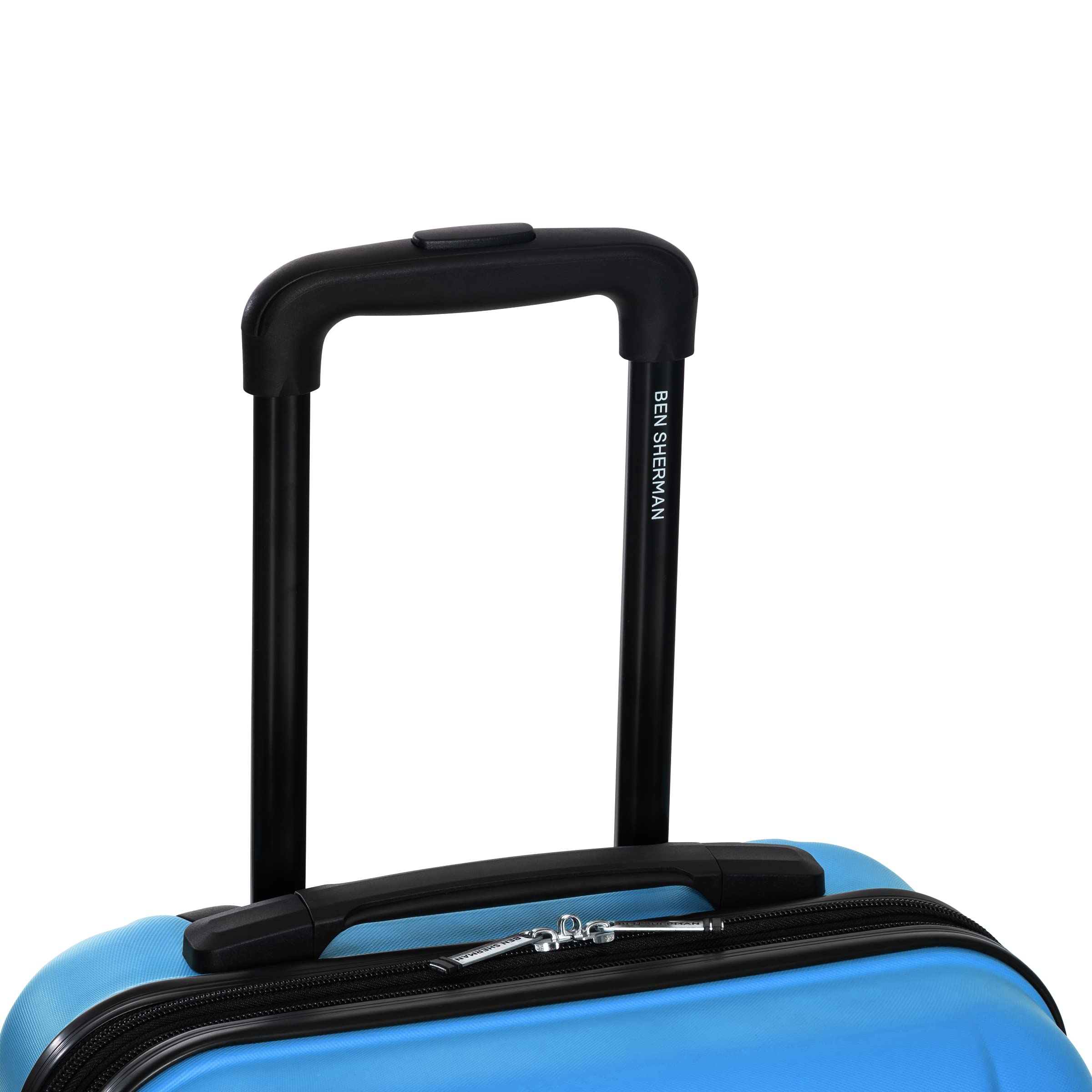 Ben Sherman Hereford Spinner Travel Upright Luggage, Brilliant Orange, 24-Inch Checked