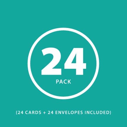 Rocket & Space Thank You Cards (24 Foldover Cards and Envelopes) Kids Thank You Cards