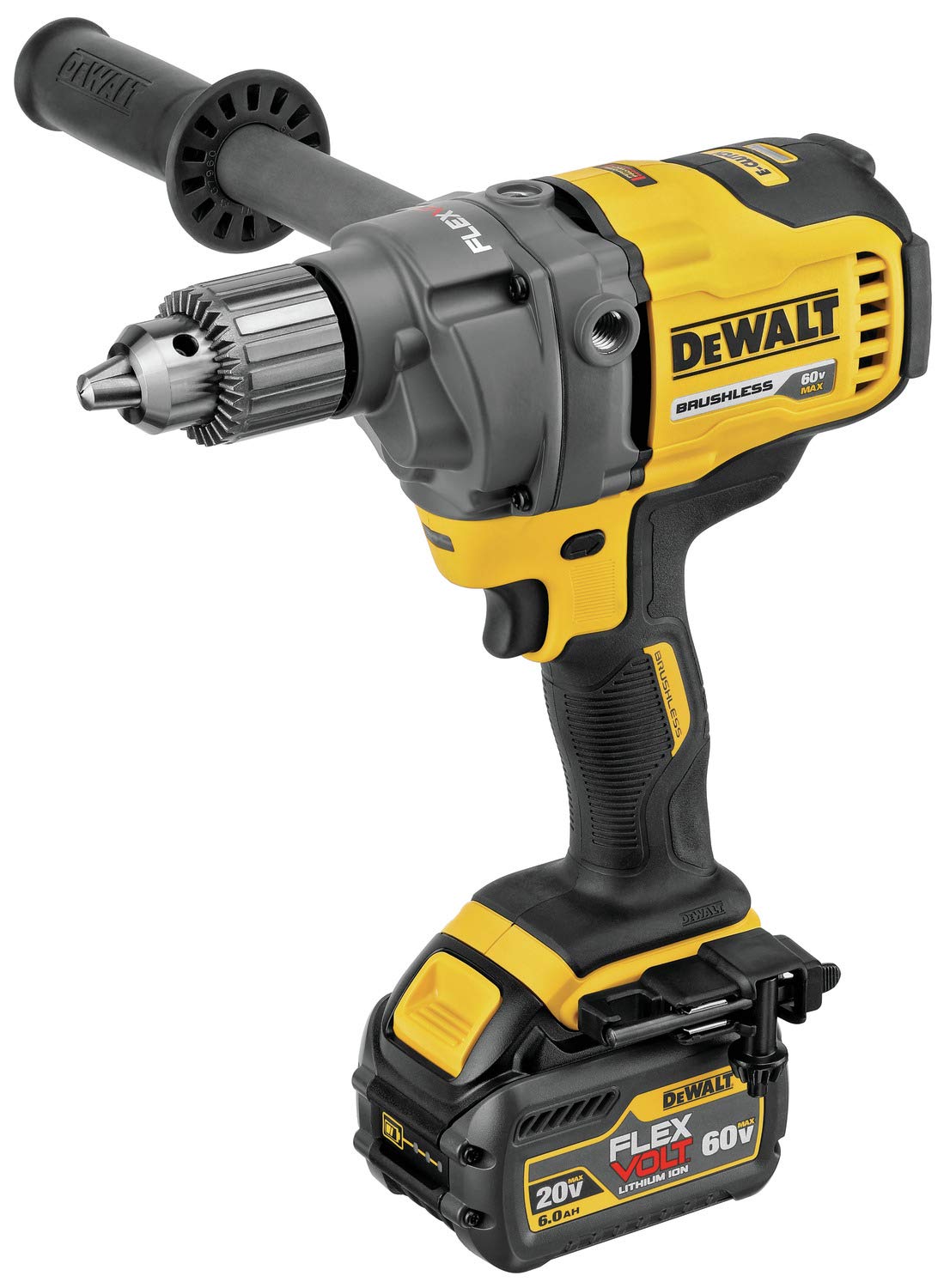 DEWALT 60V MAX* Cordless Drill For Concrete Mixing, E-Clutch System (DCD130T1)