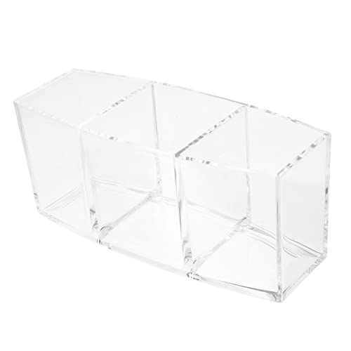 HEMOTON Box Storage Box Plastic Compartment Organizer Box Plastic Comb Tea Bag Storage Clear Tea Bag Box Tea Bag Holder Organizer Coffee Storage Box Tea Bag Storage Box