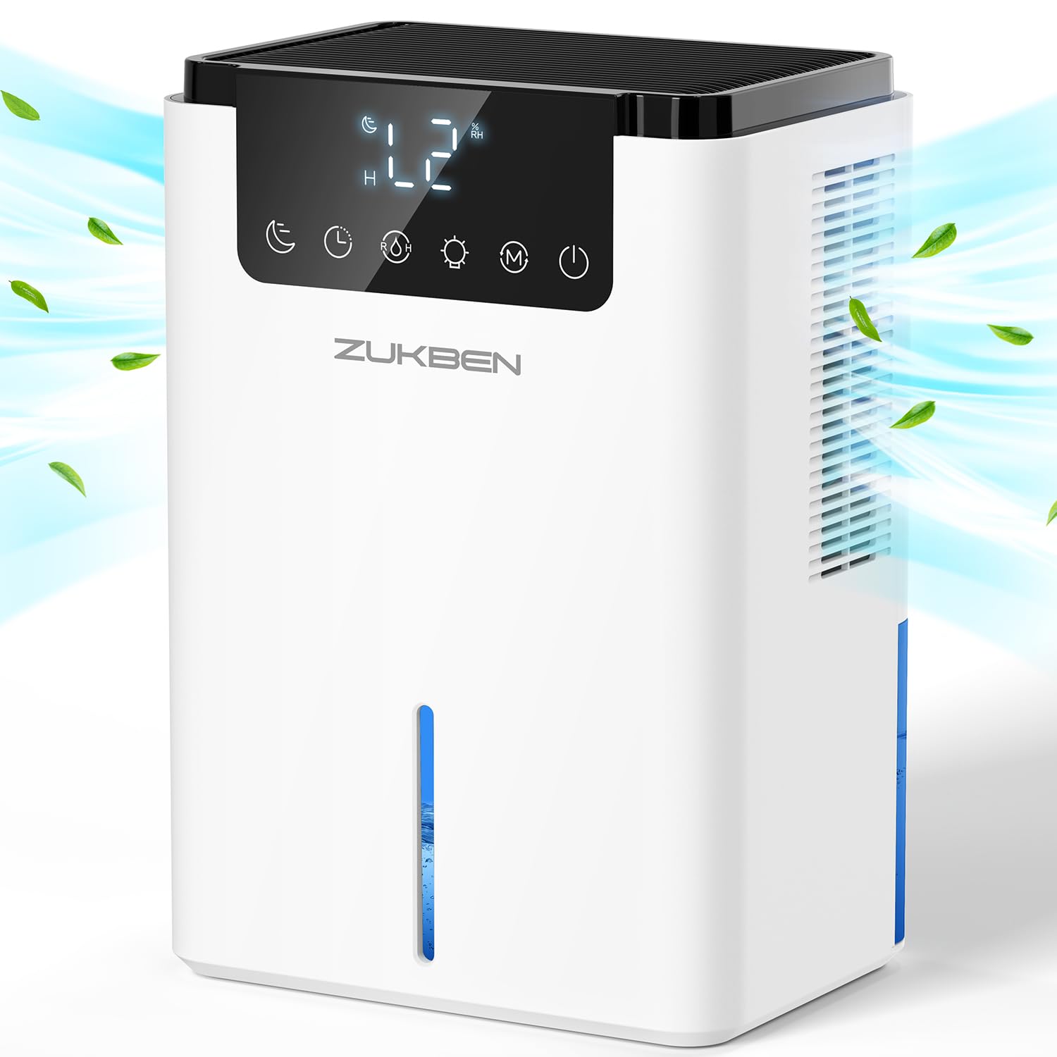 Dehumidifier,75OZ Dehumidifiers for Home,Quiet Dehumidifiers for Bedroom with Timer Sleep Mode 2 Dehumidification Modes Auto-Off 7 Colors Light,Portable Small Dehumidifiers for Bathroom,Basement,RV