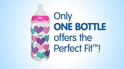 NUK Disney Baby Bottle, Minnie Mouse, 3 Count (Pack of 1)