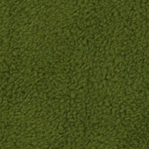 Fleece Solid Leaf Green 58 Inch Fabric by The Yard (F.E.®) [Office Product]