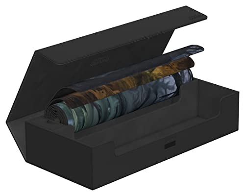Ultimate Guard Superhive 550+, Deck Case for 550 Double-Sleeved TCG Cards, Black, Compatible with Boulders, Magnetic Closure & Microfiber Inner Lining