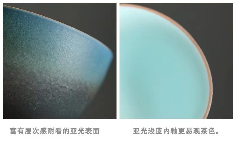 Chinese Kungfu Tea Set Handmade Tea Cup Traditional Chinese Tea Cup Traditional Chinese Tea Cup Porcelain Teacup Small teacups Bulk (c 60ml)